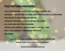 Mini doll Camping set - PDF sewing pattern and tutorial – Petras Wonderland