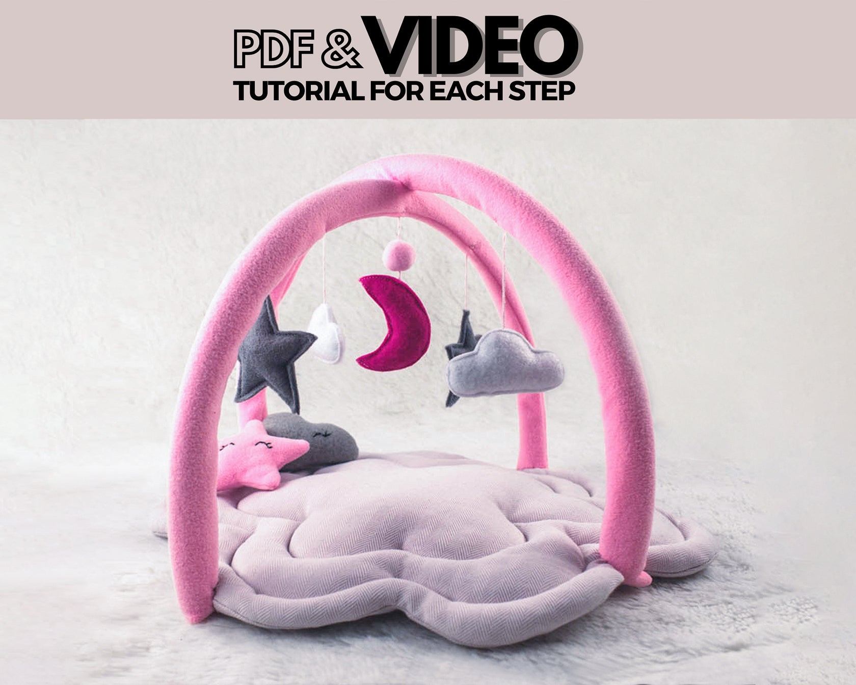 Play Mat And Sleeping Bag For Newborns- PDF sewing pattern and tutorial ...