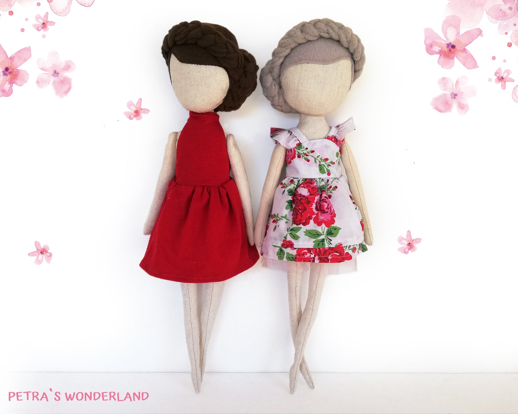 Lady Ena Doll Body 18 inch - PDF sewing pattern and tutorial – Petras ...