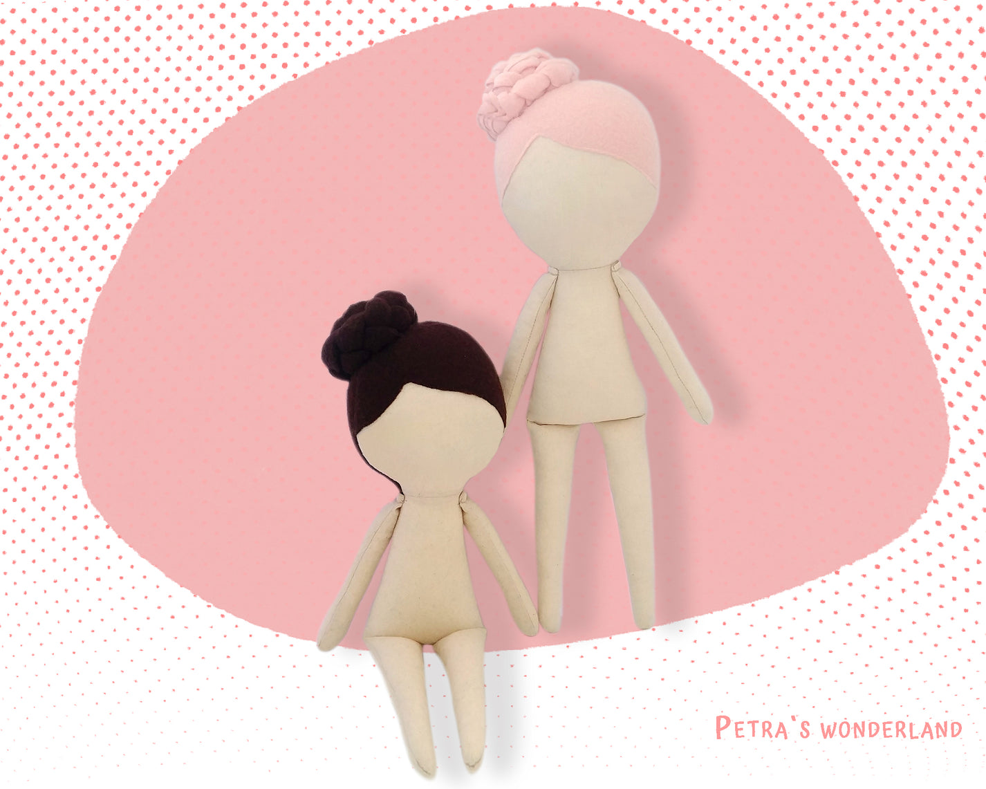 Anny Doll Body 12 inch - PDF sewing pattern and tutorial – Petras ...