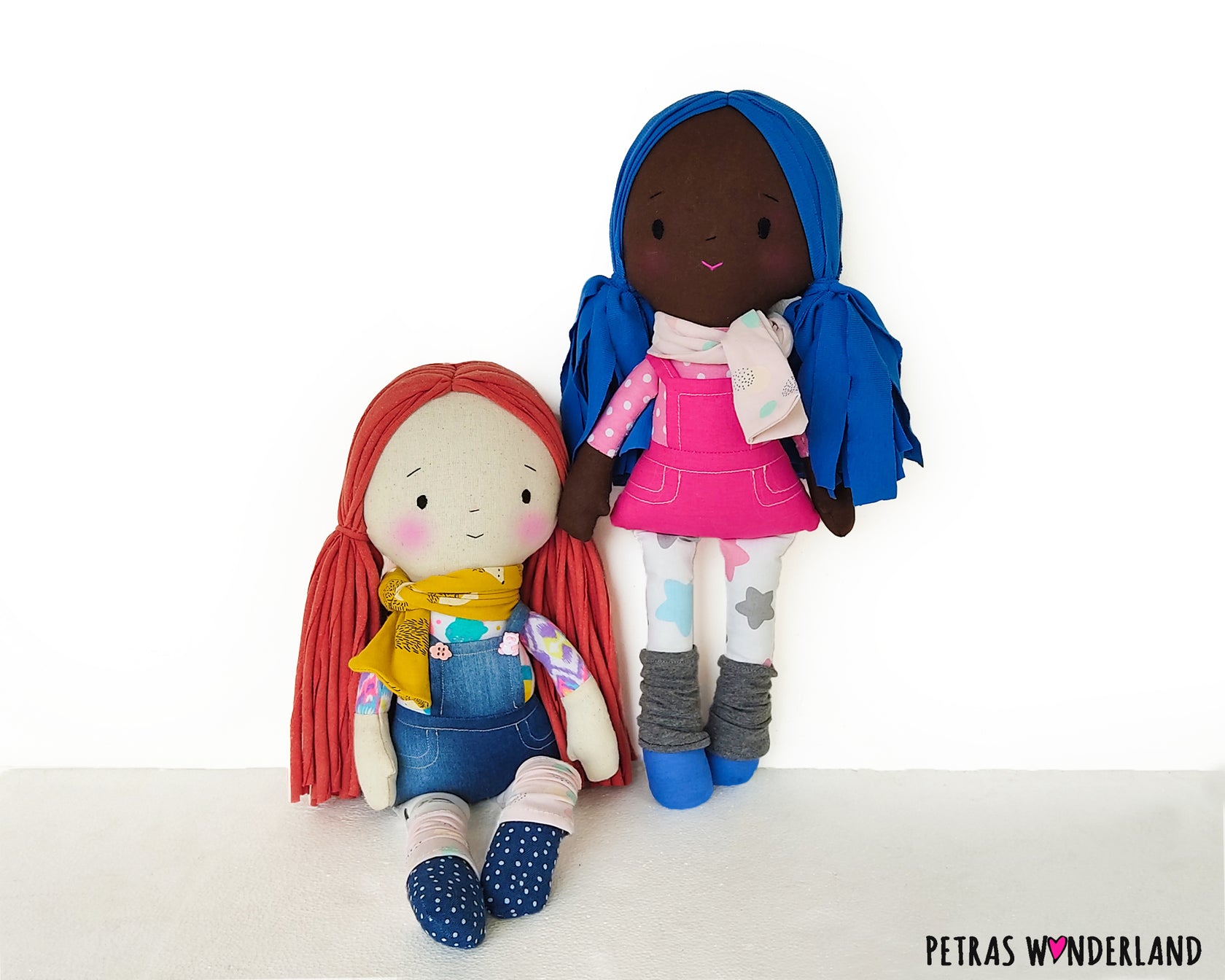 Memory Dolls Girls - PDF sewing pattern and tutorial – Petras Wonderland
