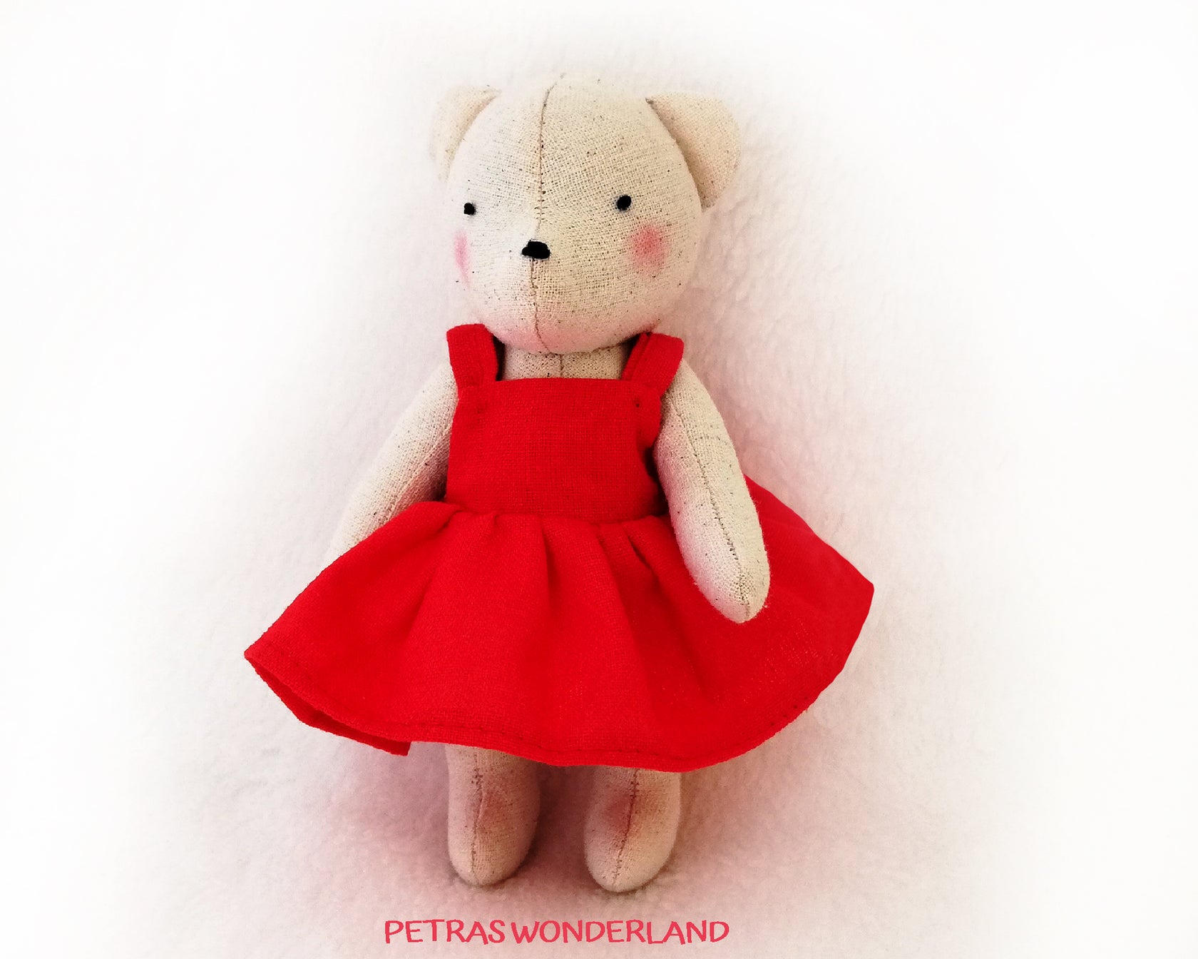Mini Bear 6 inch - PDF sewing pattern and tutorial – Petras Wonderland