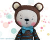 Teddy Bear Sam - PDF sewing pattern and tutorial – Petras Wonderland