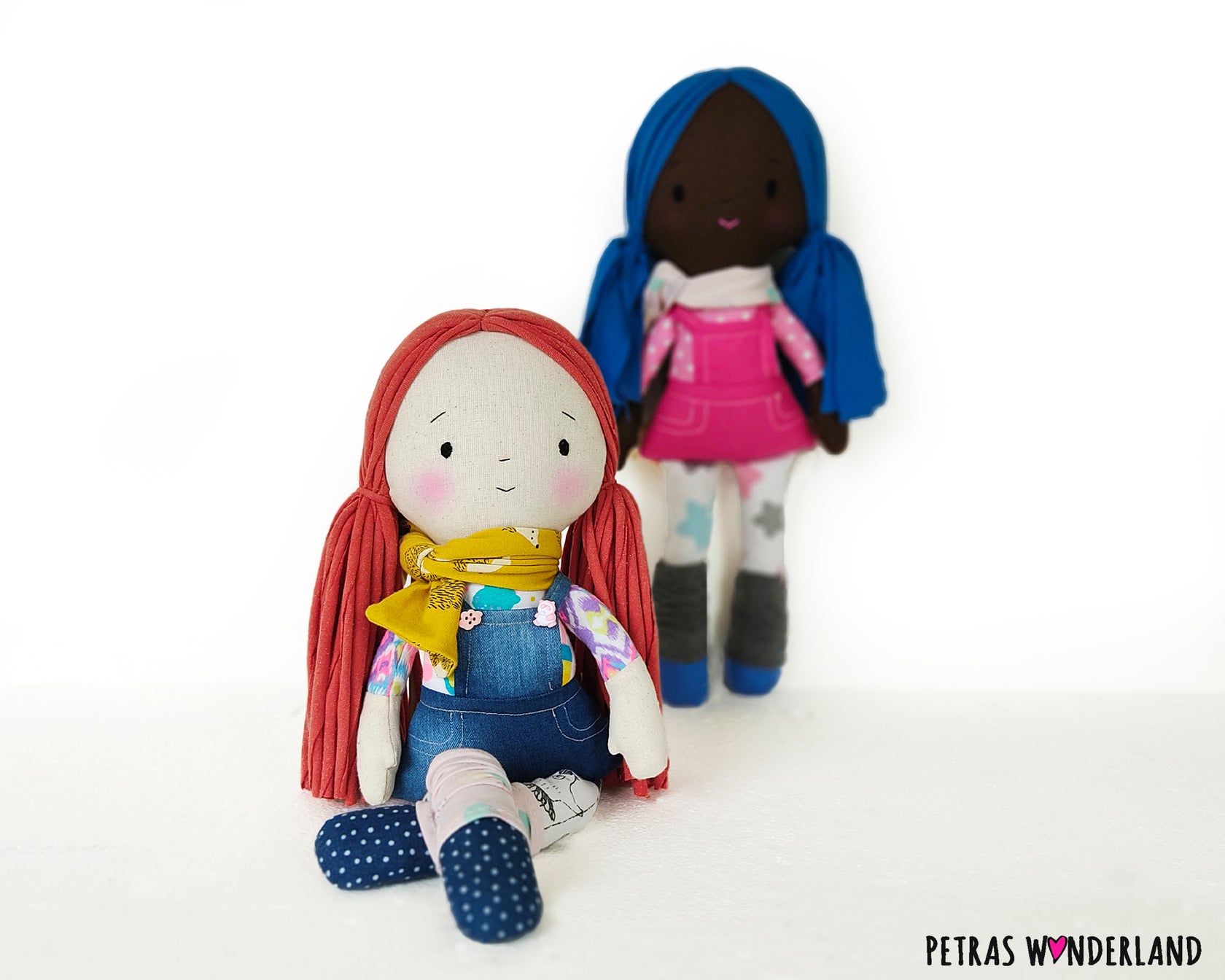 Memory Dolls Girls - PDF sewing pattern and tutorial – Petras Wonderland