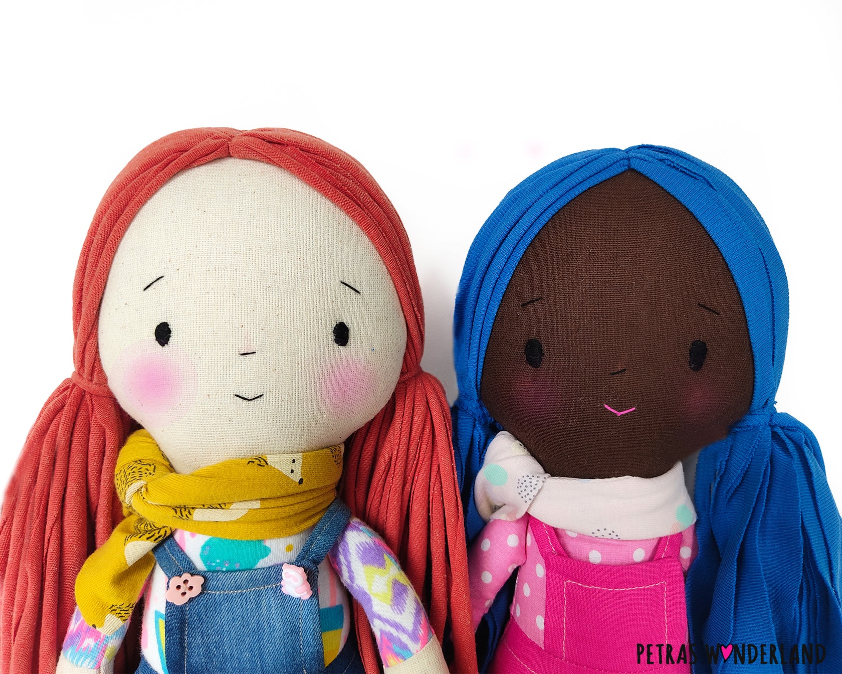 Memory Dolls Girls - PDF sewing pattern and tutorial – Petras Wonderland