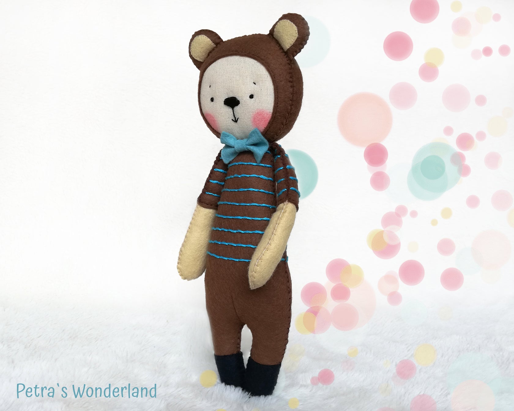 Teddy Bear Sam - PDF sewing pattern and tutorial – Petras Wonderland