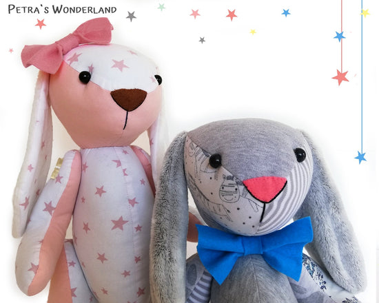 Memory Bunny - PDF sewing pattern and tutorial – Petras Wonderland
