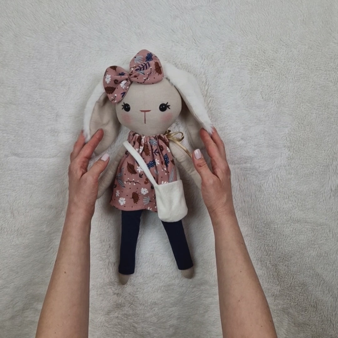 Woodland Friends Bunny - PDF sewing pattern and tutorial – Petras ...